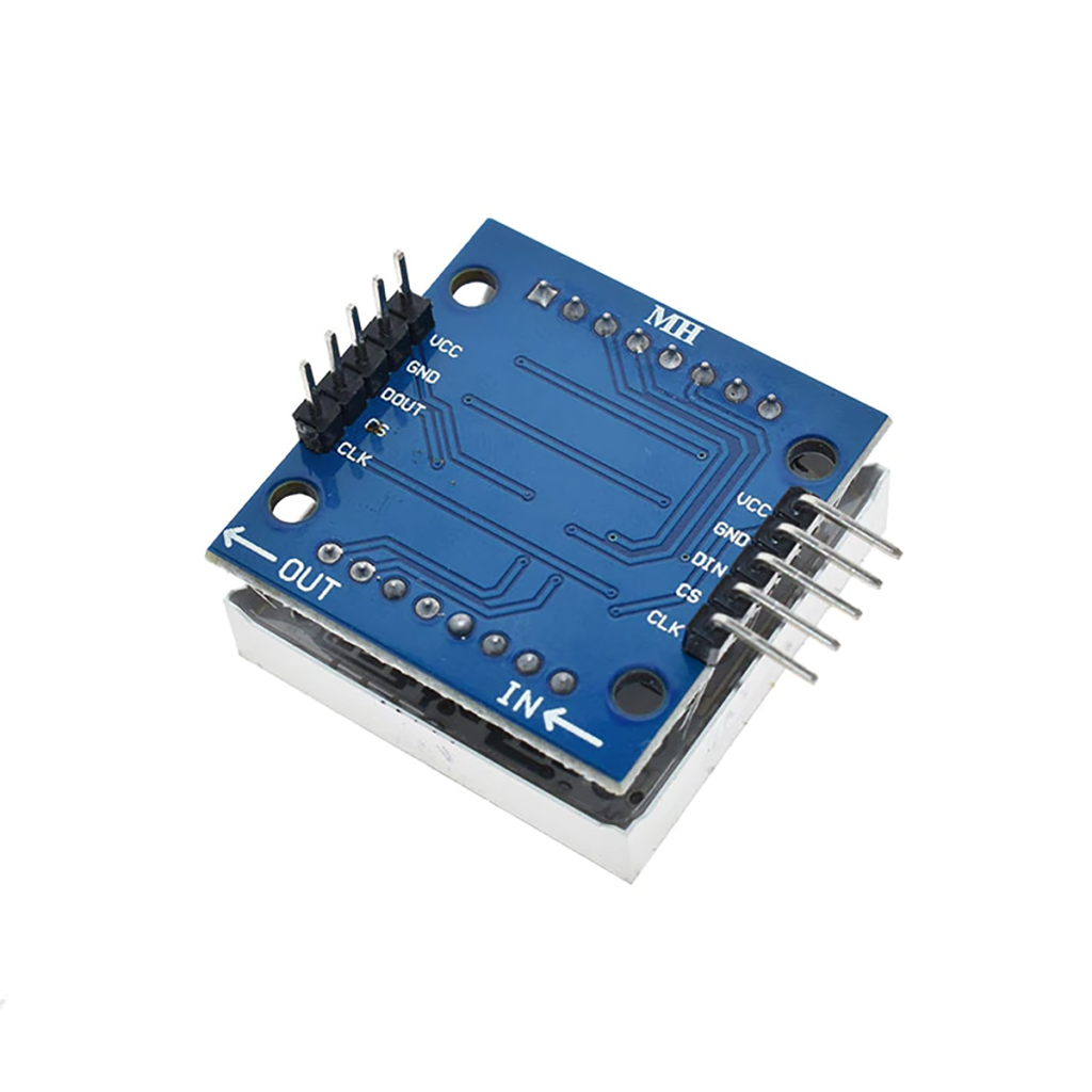 Display Matriz De Puntos Led 8x8 Controlador Max7219 Arduino ...