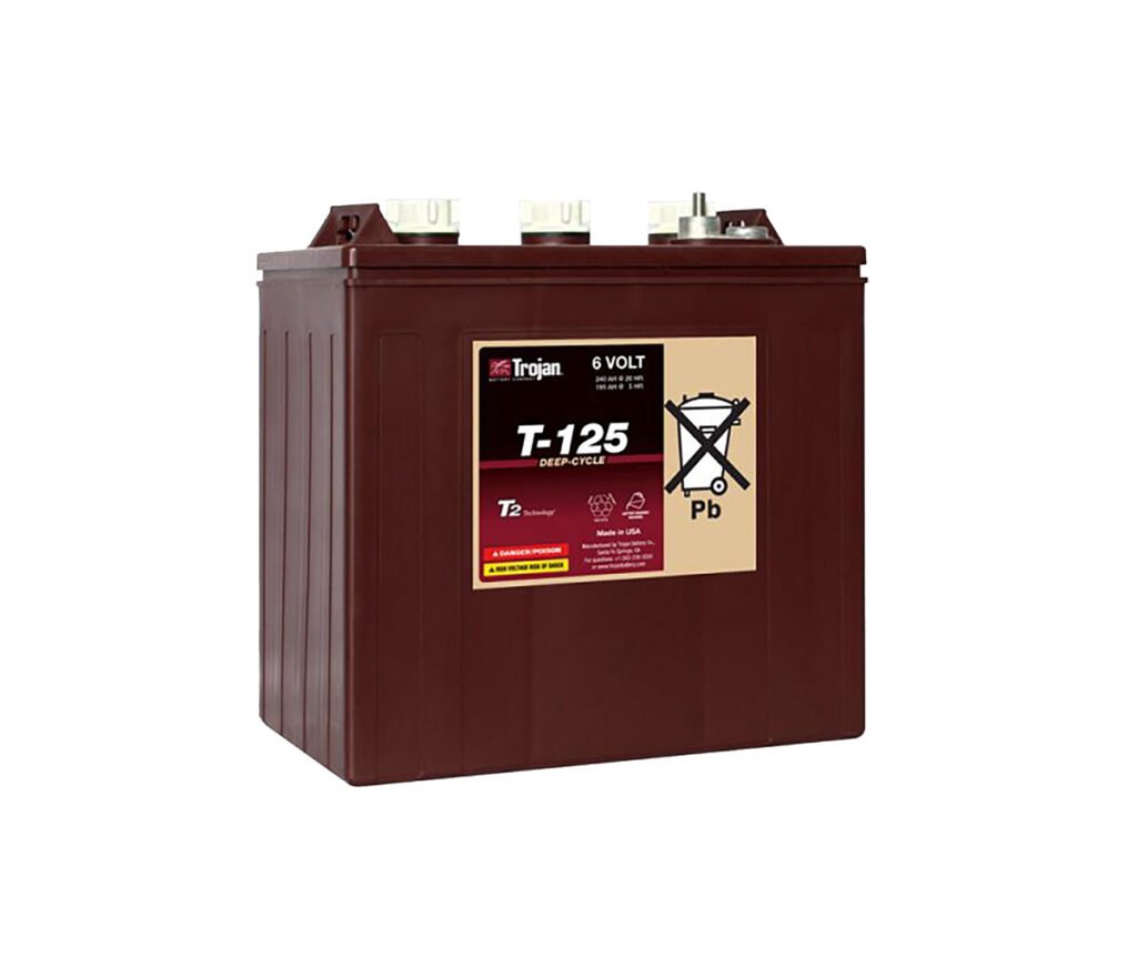 Batería Trojan Ciclo Profundo T-125 6 Voltios 240 Amperios
